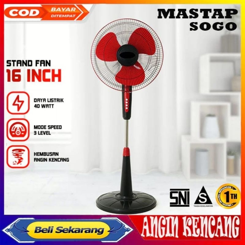 Jual KIPAS ANGIN BERDIRI 16in SOGO MURAH BERKUALITAS & GARANSI Resmi 1 ...