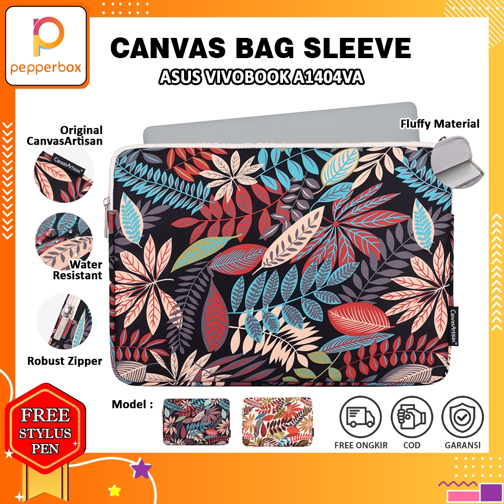 Jual Sleeve Batik ASUS VIVOBOOK A1404VA Kanvas Tas Jinjing Sarung ...
