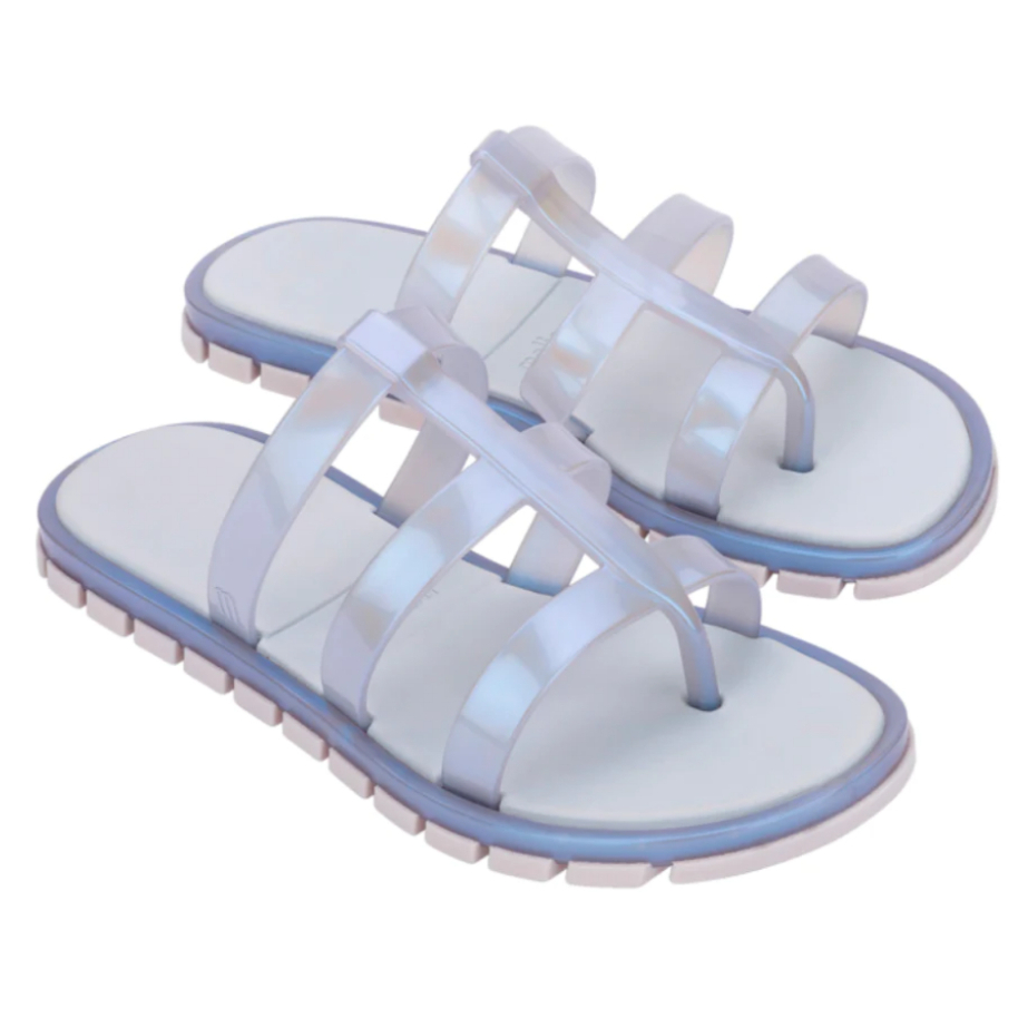 Jual Melissa Path Slide AD Pearlish Blue/White | Shopee Indonesia