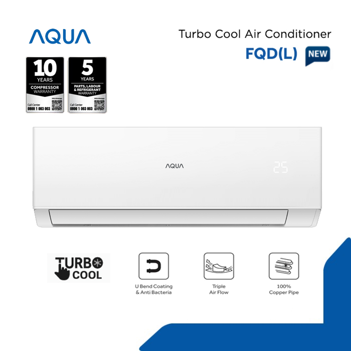 Jual AQUA AC 1/2PK STANDART R32 AQA-KCR5FQDL | Shopee Indonesia