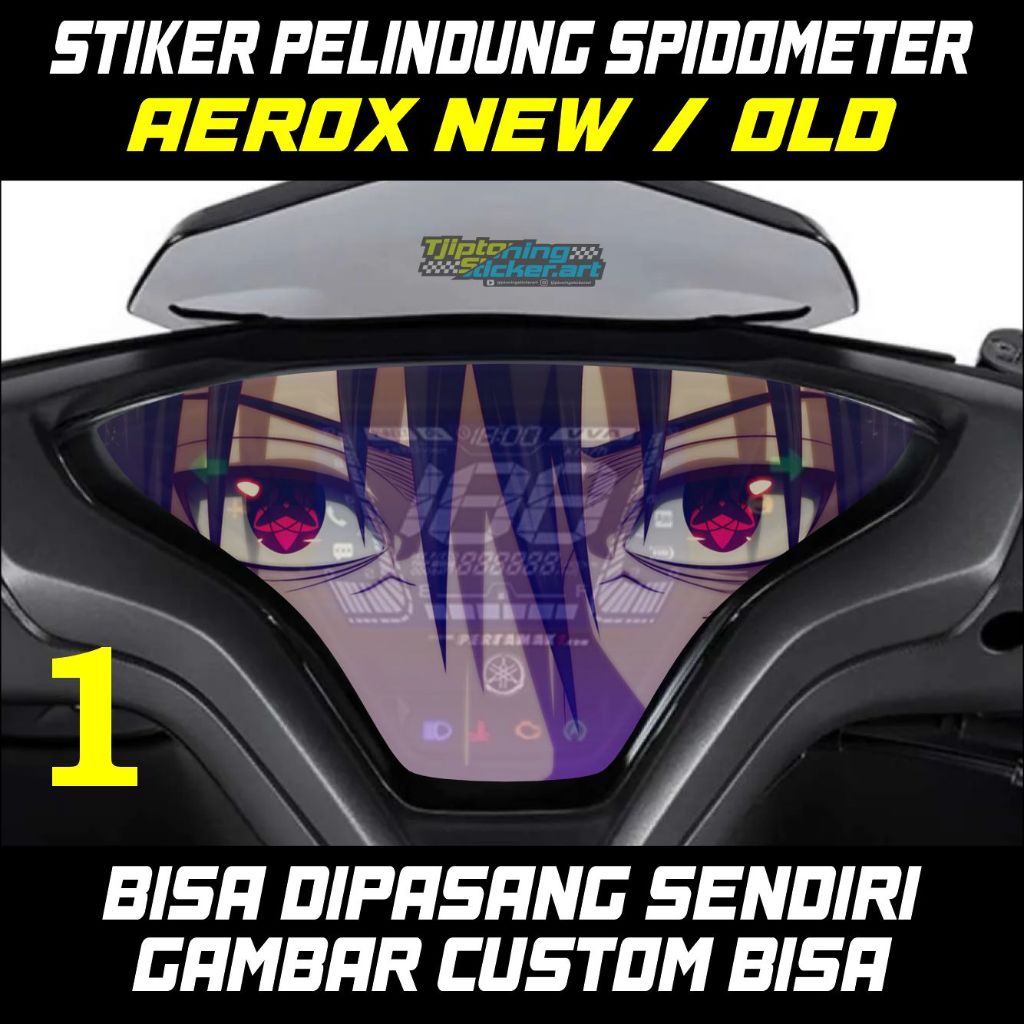 Jual STIKER SPEEDOMETER TRANSPARAN ANIME AEROX 155 NEW - BEBAS CUSTOM ...