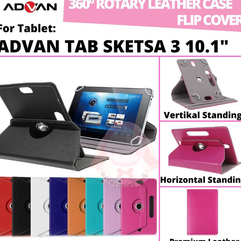 Jual Advan Tab Sketsa 3 11 Inch 223 Rotary Case Leather Flip Casing ...