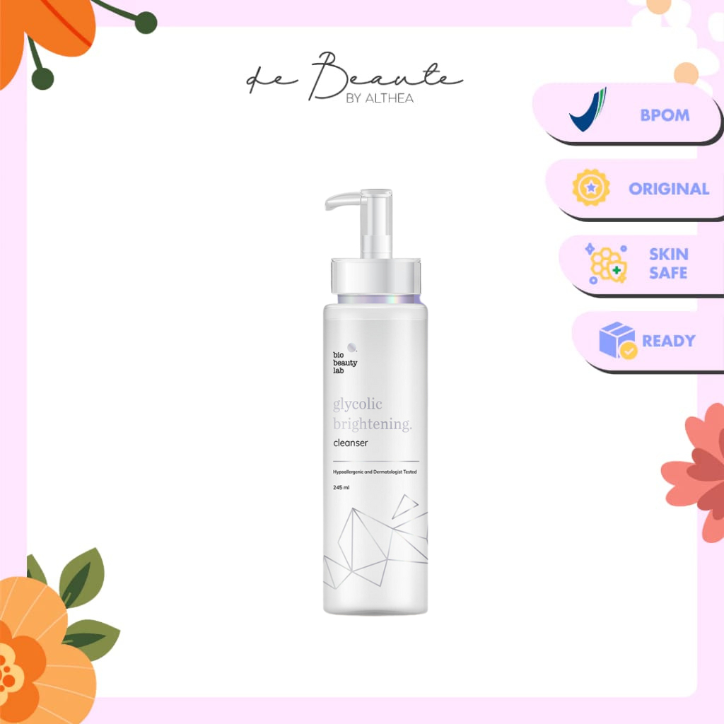 Jual Bio Beauty Lab Glycolic Brightening Cleanser 245ml 100ml | Shopee ...