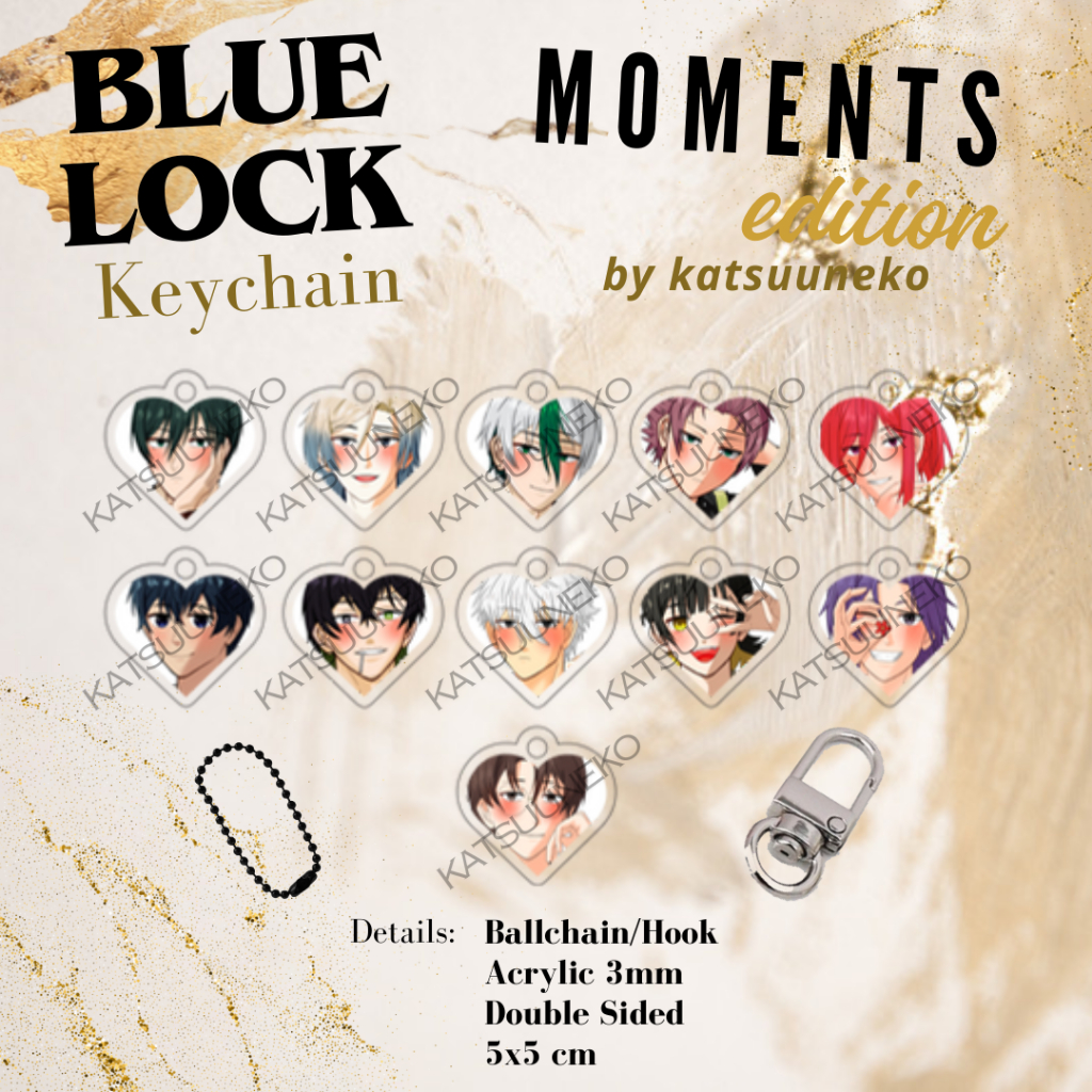 Jual [PO] Blue Lock ★ Blue Lock Moments Edition ★ Gantungan Kunci Anime ...