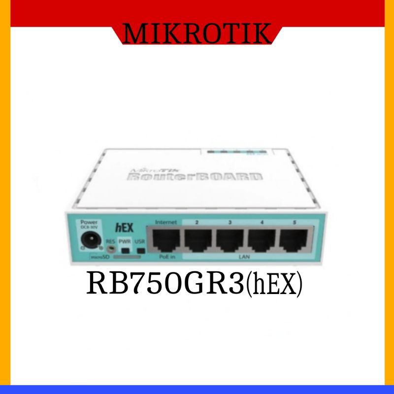 Jual MIKROTIK RB750Gr3 HEX 5 port Gigabit OS LVL 4 | Shopee Indonesia