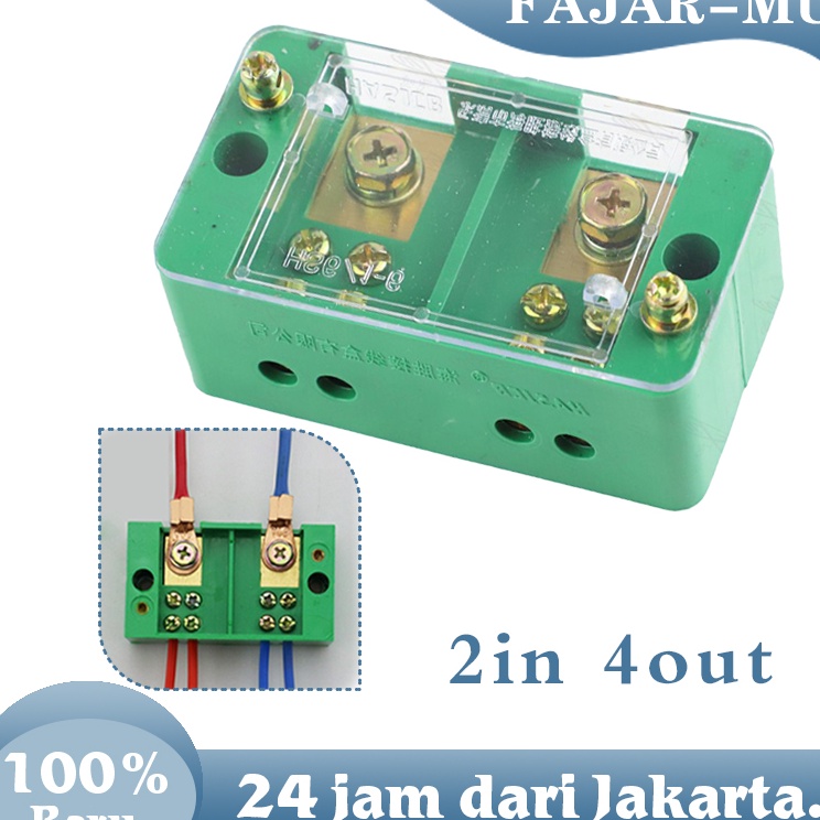 Jual Bkz Terminal Konektor Kabel Listrik Terminal Junction Box 2 In 48 ...