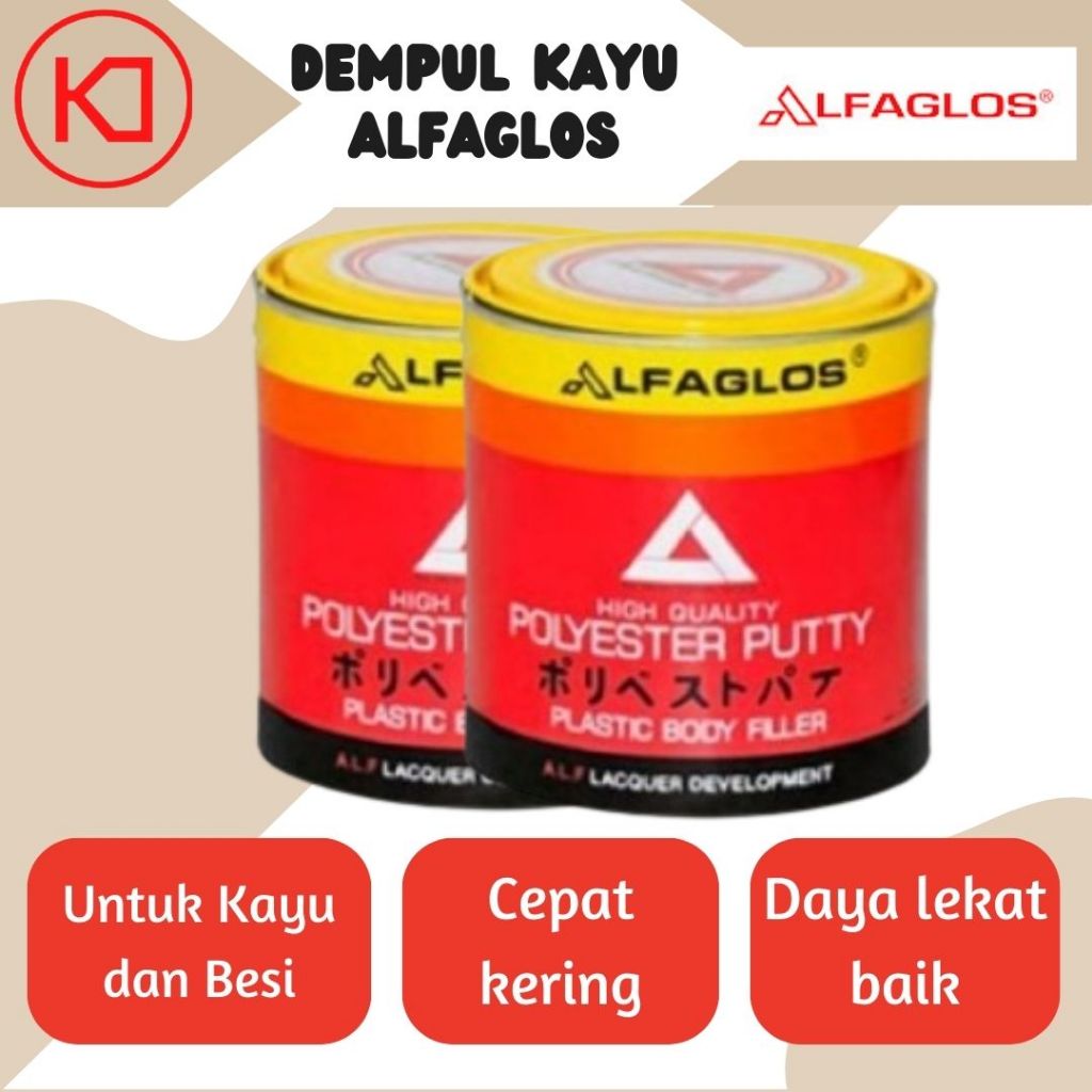 Jual Dempul ALFAGLOS 1kg - Alfa Gloss Kayu Besi | Shopee Indonesia