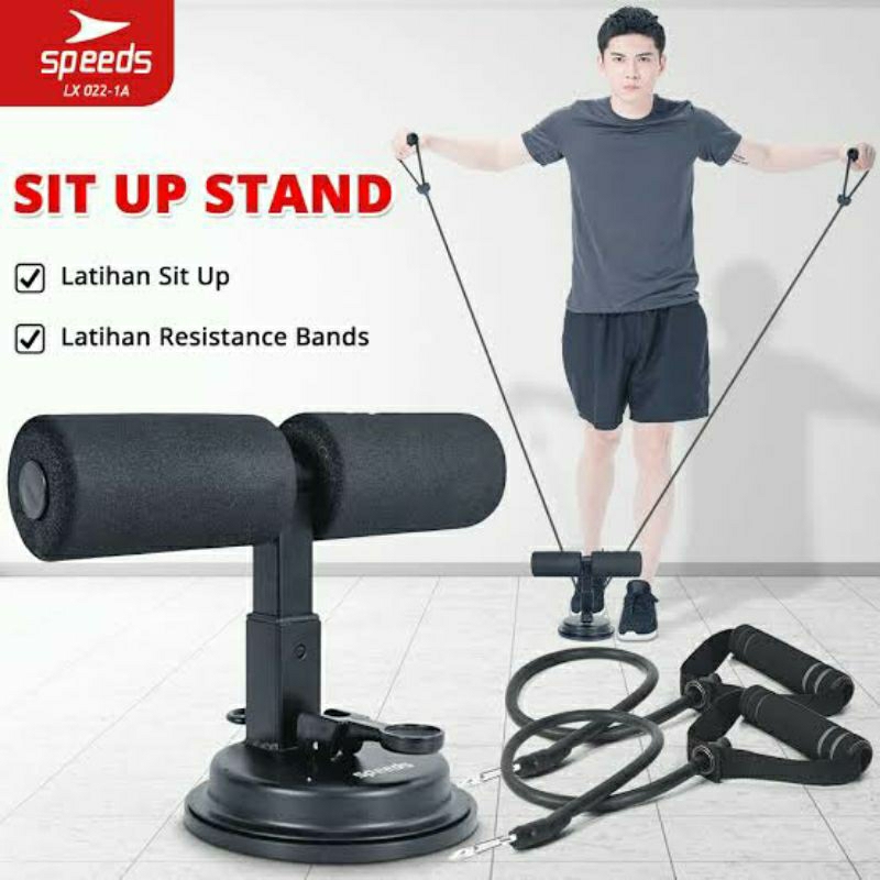 Jual SPEEDS Sit Up Stand + Tali Resitance Bands Multifungsi 022-1A ...