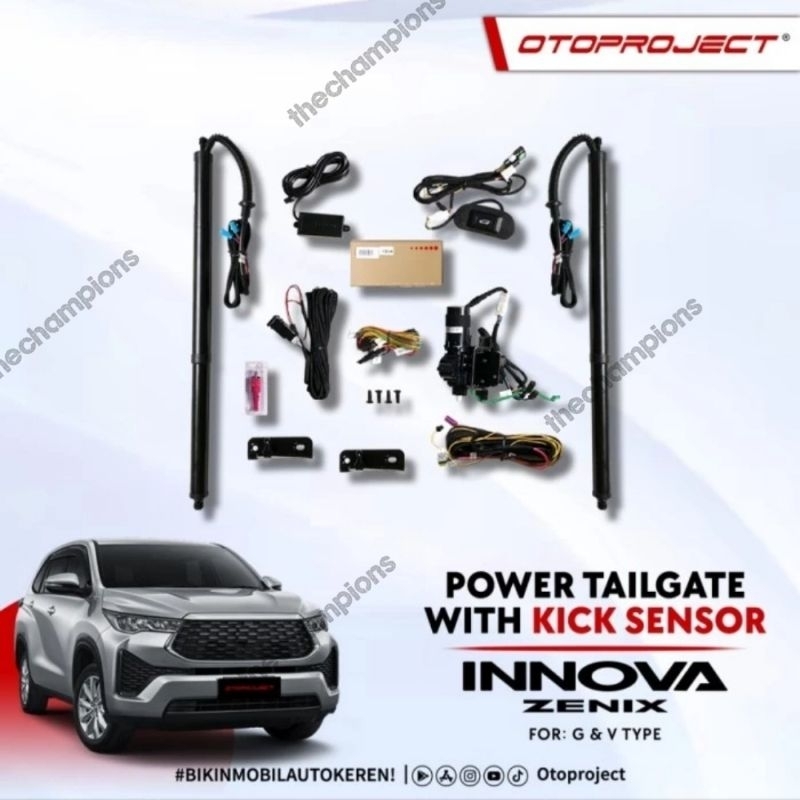 Jual POWER BACK DOOR TAILGATE WITH KICK SENSOR INNOVA ZENIX | Shopee ...