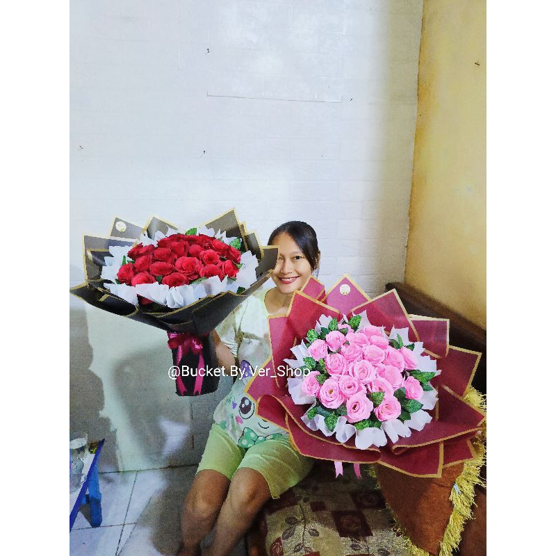 Jual READY STOCK BUCKET VALENTINE / BUCKET BUNGA / Bucket Tunangan ...