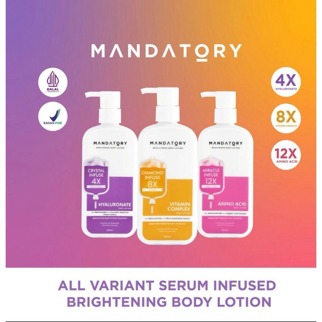 Jual Mandatory All Varian Infuse Vitamin Serum Body Lotion Mencerahkan ...