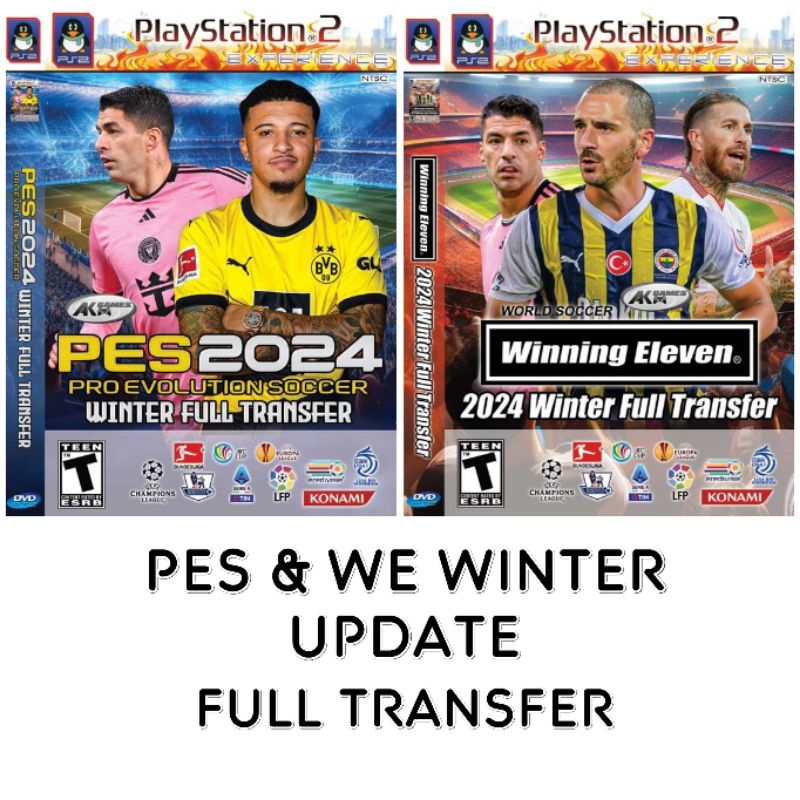 Jual Kaset PS2 Winning Eleven 2024 WINTER UPDATE / PES 2024 WINTER ...
