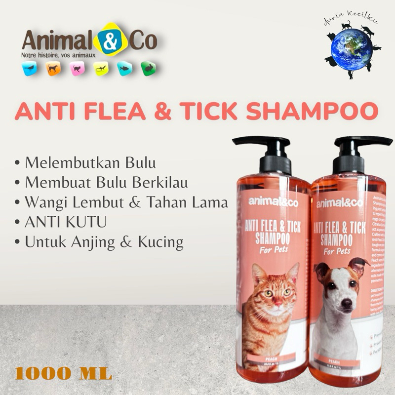 Jual Animal & Co Shampoo Anti Flea & Tick - Shampo Anti Kutu / Tungau ...
