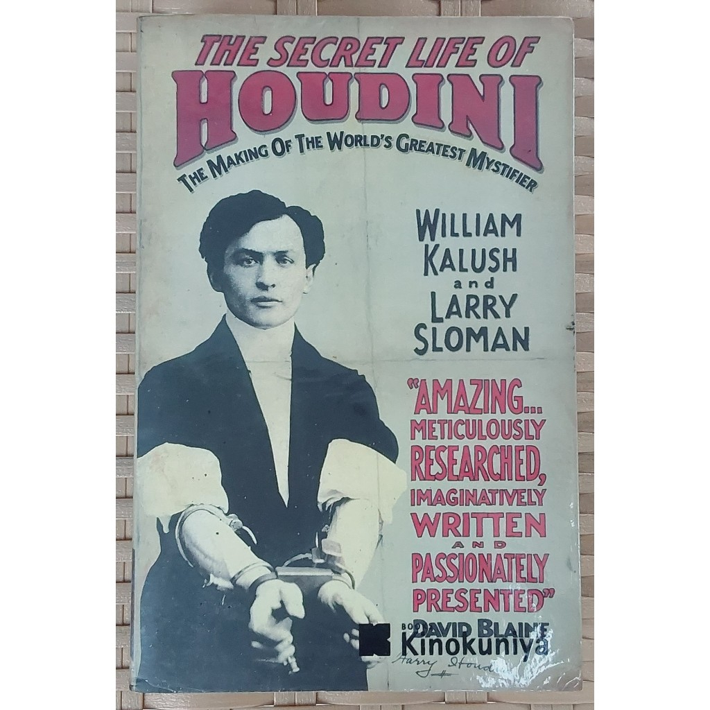 Jual The Secret Life of Houdini by William Kalush & Larry Sloman, 2007 ...