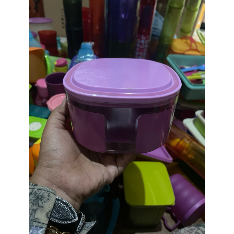 Jual tupperware mantan toples kristal window canister 700ml | Shopee ...