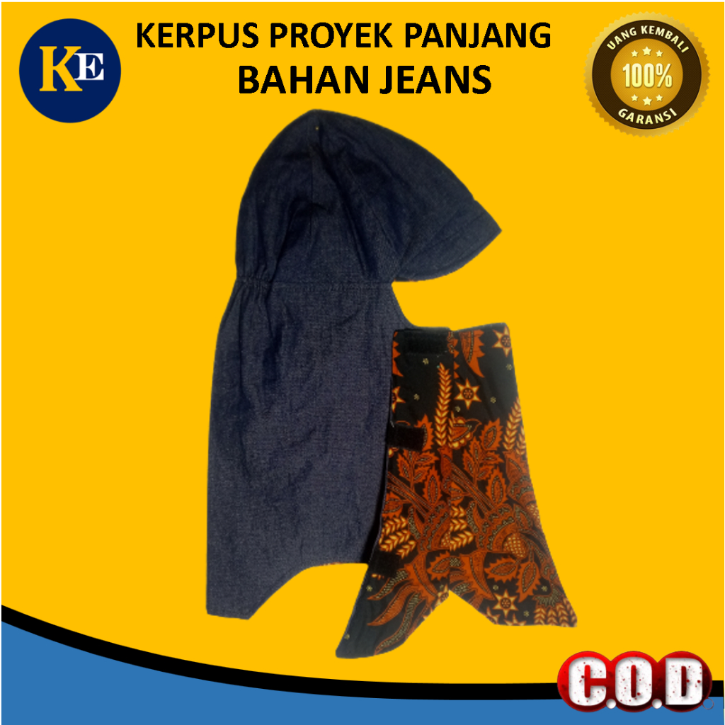 Jual Topi Masker Jepang TYPE PANJANG Kerpus Proyek Las SEBO Mancing ...