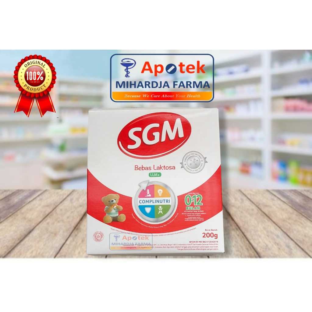 Jual SUSU SGM LLM 0-12 Bulan 200 GR - Bebas Laktosa | Shopee Indonesia