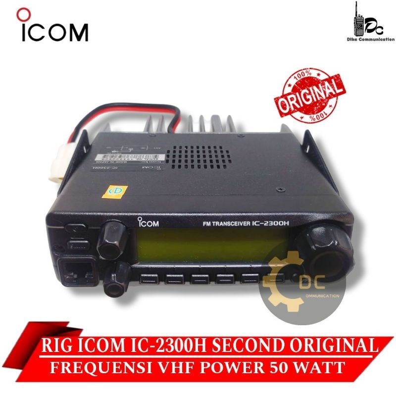 Jual Radio Rig Icom IC-2300H Frequensi VHF 136-174MHz Power 50 Watt ...