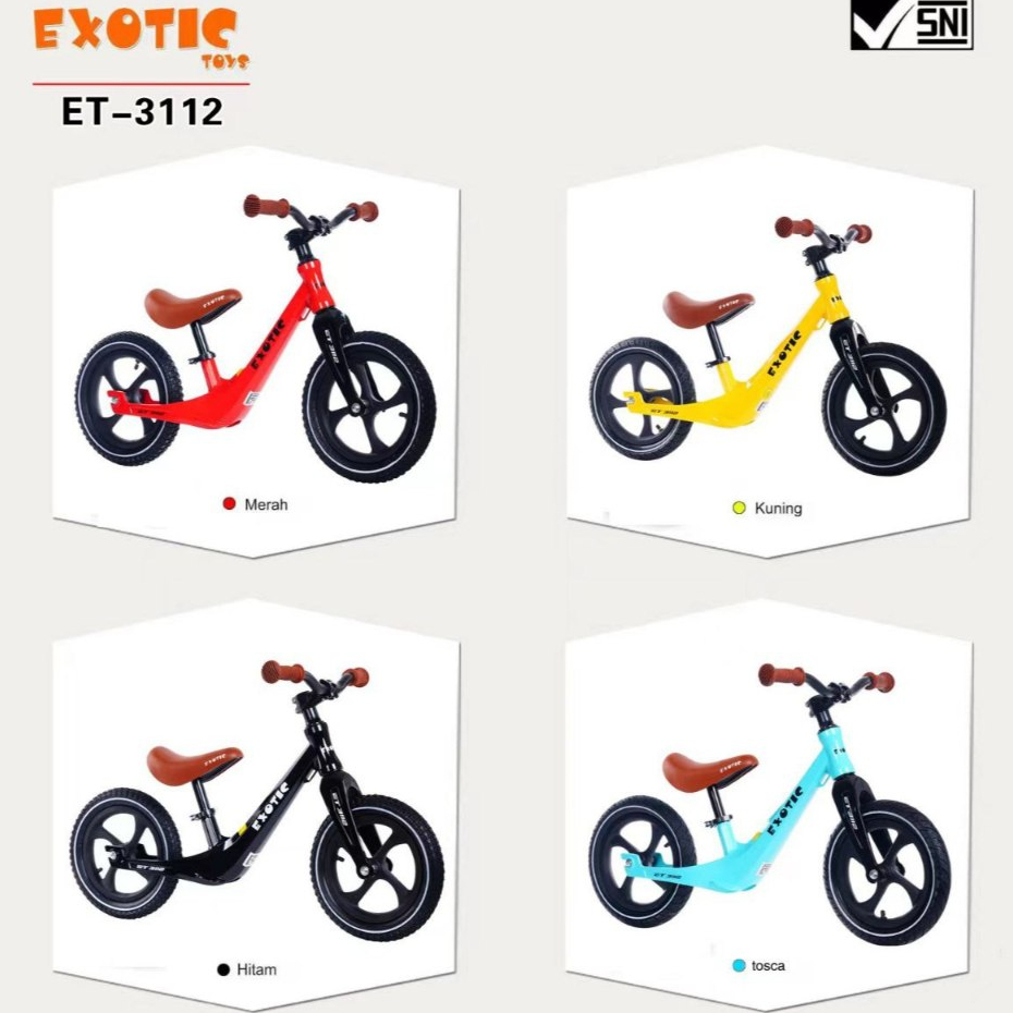 Jual Sepeda anak exotic balance bike 3112 | Shopee Indonesia