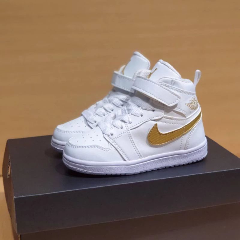 Jual SEPATU JORDAN HIGH WHITE GOLD SEPATU ANAK LAKI LAKI DAN SEPATU ...