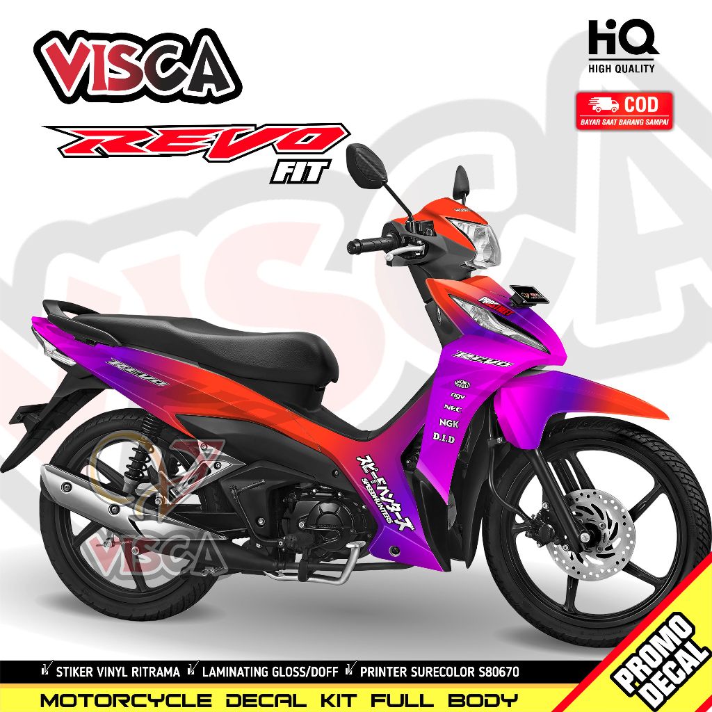 Jual Decal Revo Fit Injeksi Full Body Stiker Revo Fit Injeksi Variasi Striping Revo Fit Injeksi ...