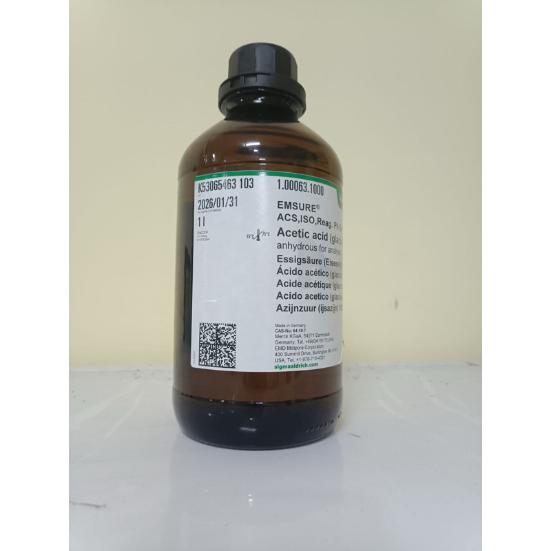 Jual Asam Asetat , Acetic Acid, Merck | Shopee Indonesia