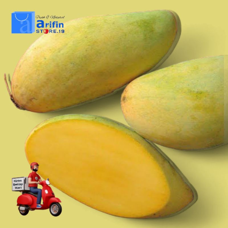 Jual Mangga Namdokmai /Mangga Thailand /Mangga Golden /Berat 1 Kg ...