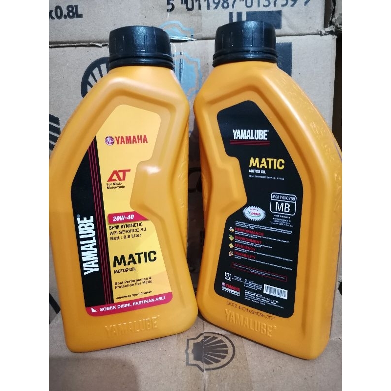 Jual Oli Yamalube Matic 800ml isi 24 botol (dus) kemasan baru | Shopee ...