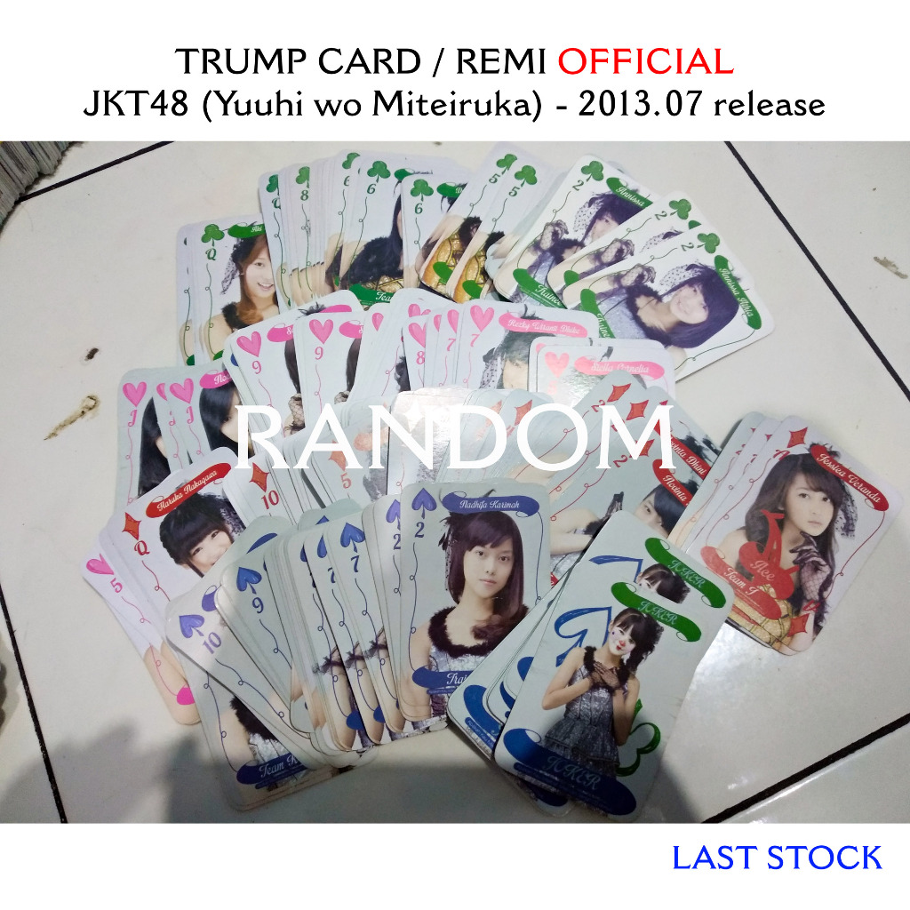 Jual JKT48 Trump Card / Remi - Yuuhi wo Miteiruka (RANDOM) - original ...