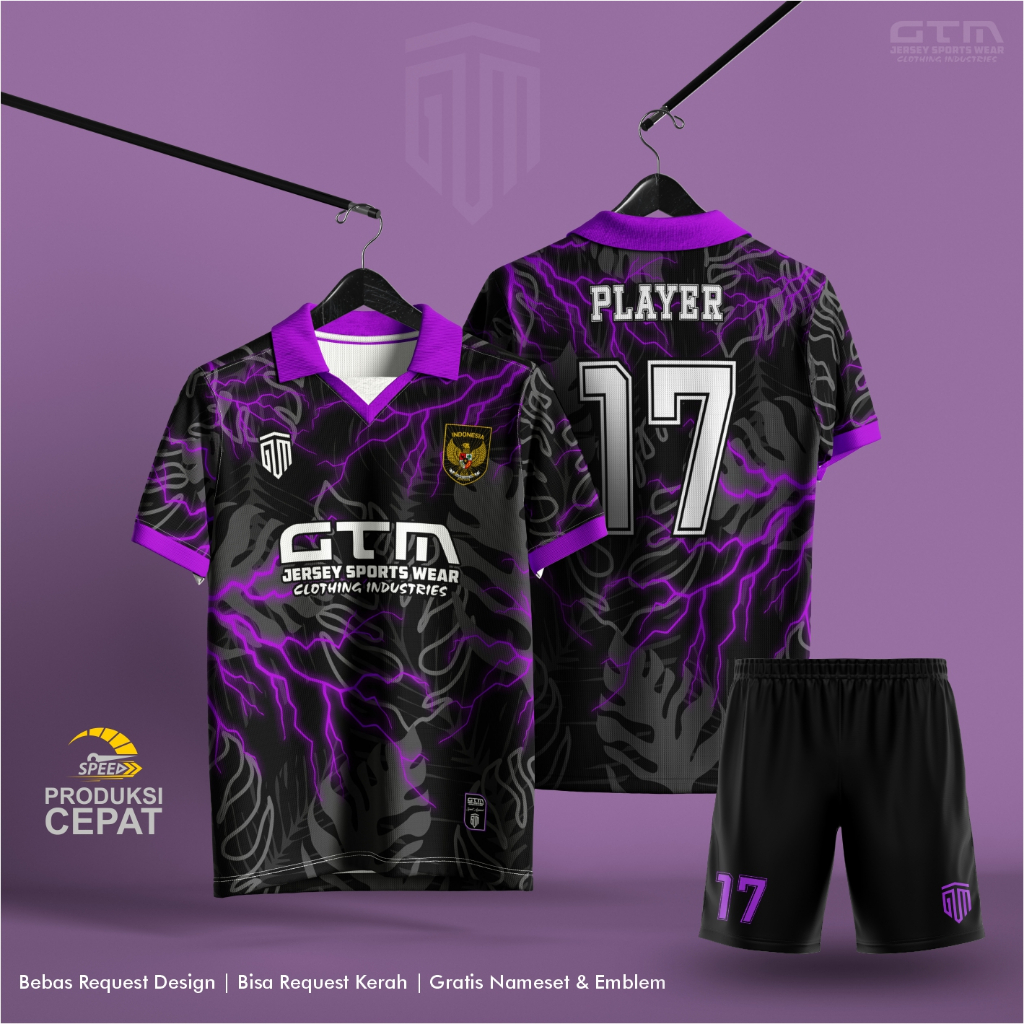 Jual JERSEY BOLA FUTSAL BLACK BLITZ KERAH RETRO ~ FREE CUSTOM DESIGN ...