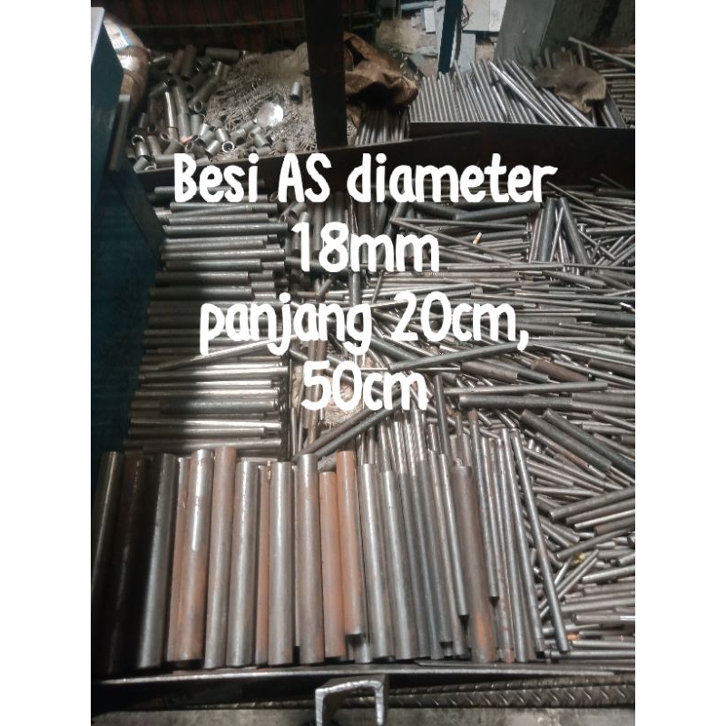 Jual Besi AS diameter 18mm panjang 20cm- 50cm | Shopee Indonesia