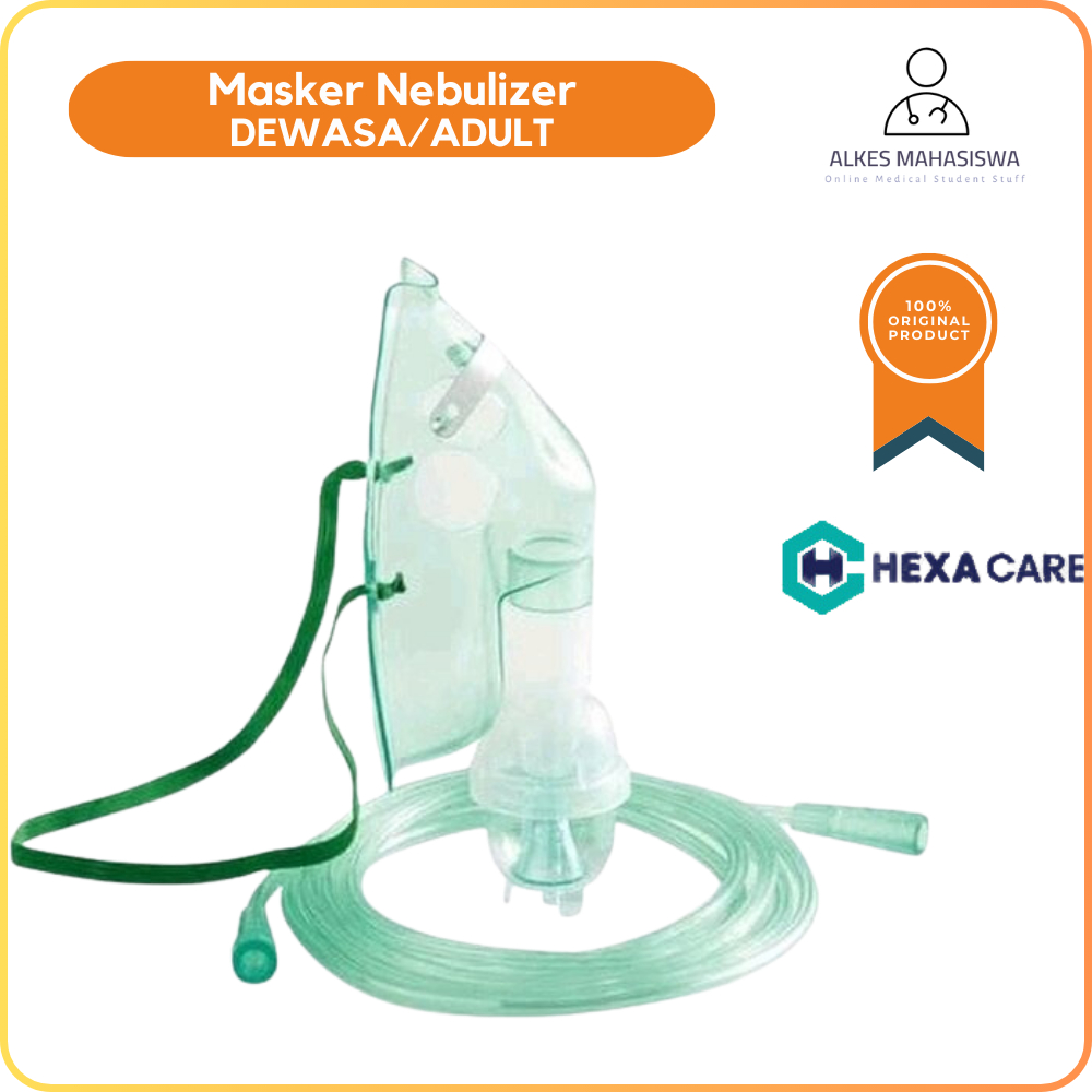 Jual Masker Nebulizer Dewasa / Nebulizer Kit / Tempat Obat Masker Uap ...