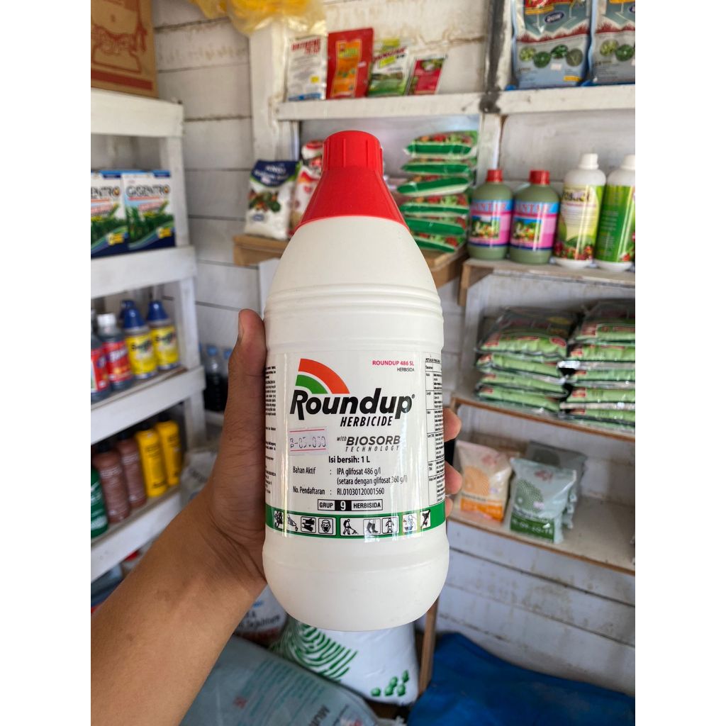 Jual Herbisida Roundup Biosorb 486 SL Kemasan 1 Liter | Shopee Indonesia