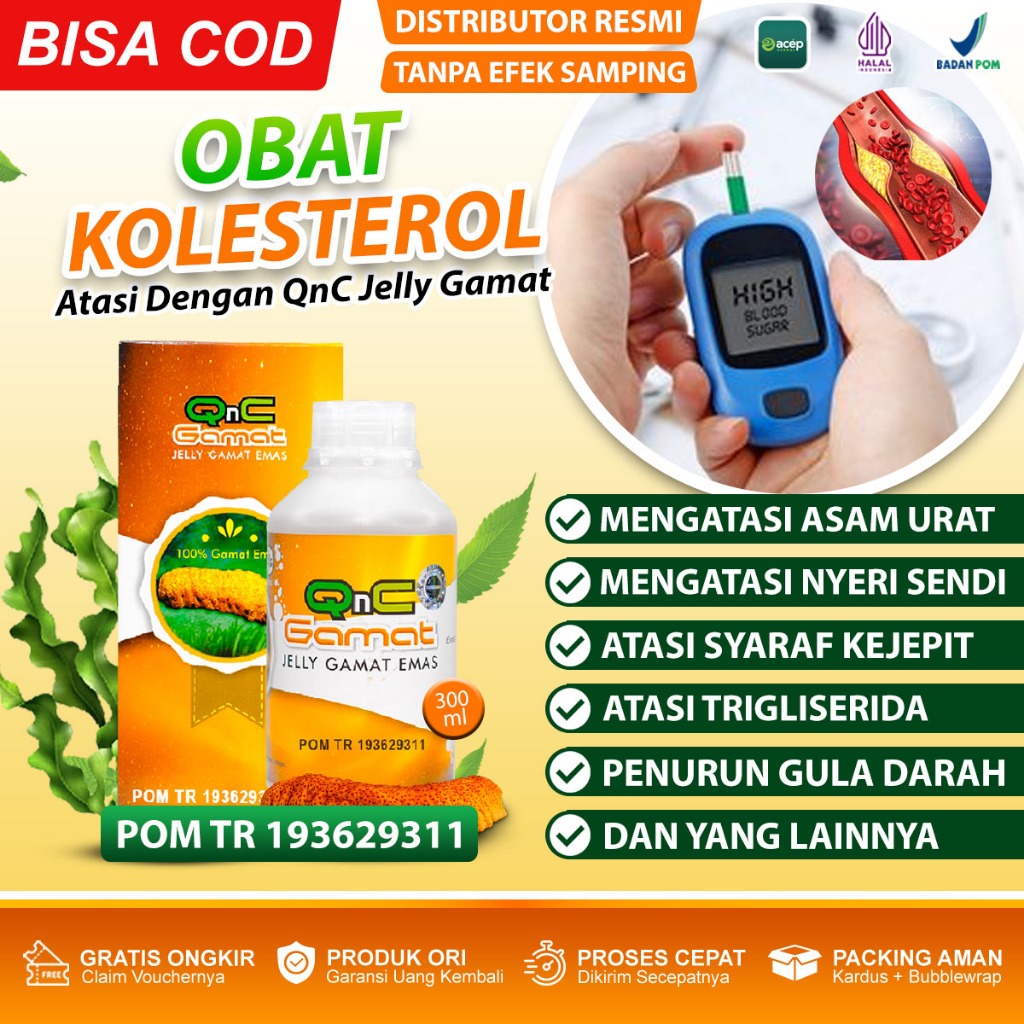 Jual Obat Diabetes Kering Basah Gula Darah Kencing Manis Qnc Jelly ...