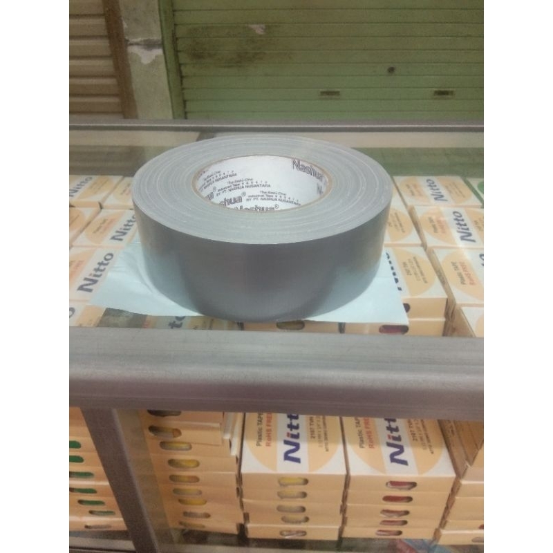 Jual lakban kain nashua 2"x50meter Abu-Abu/silver | Shopee Indonesia