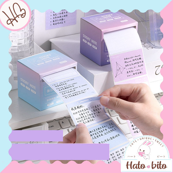 Jual Pull out sticky sticker aesthetic toilet paper roll sticker memo ...