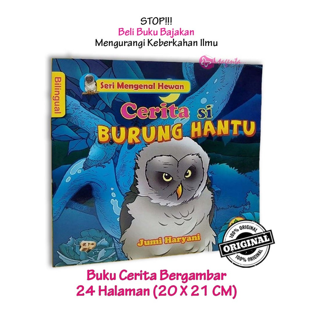 Jual Buku Cerita Anak Buku Dongeng Anak Cerita Si Burung Hantu