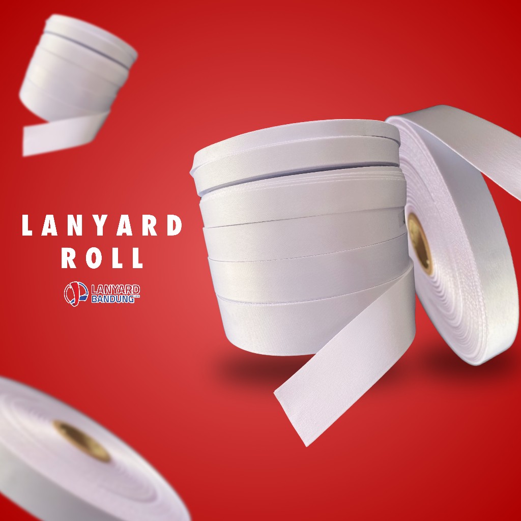 Jual BAHAN TISSUE ROLL / bahan tali pita kalung lanyard tissue tisu ...