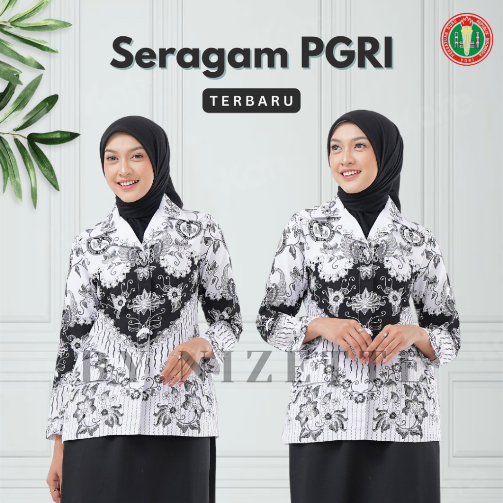 Jual Baju Seragam Batik PGRI Guru Wanita dan Pria Furing dan non furing ...