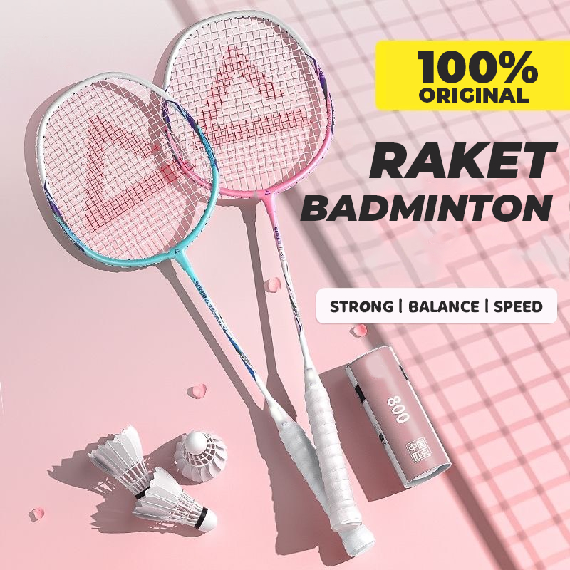 Jual RAKET BADMINTON/ RAKET BULU TANGKIS ISI 2 FREE BAG/KOK BULUTANGKIS ...