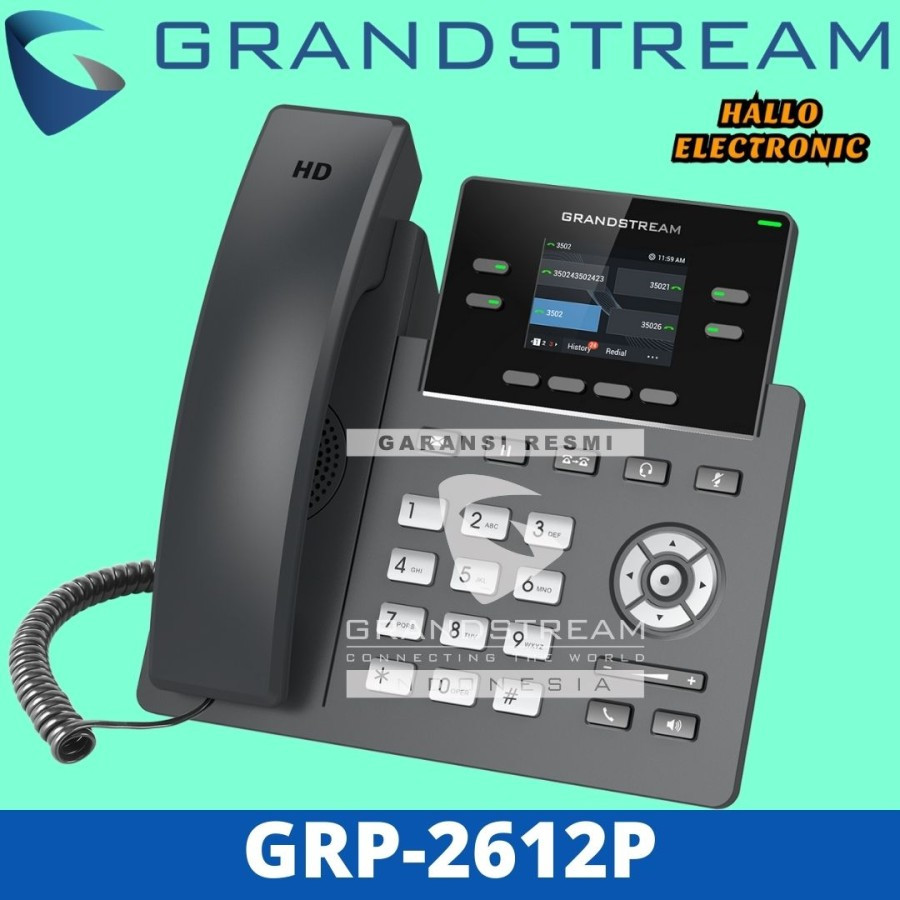 Jual Grandstream IP Phone GRP2612P - Produk USA, Harga China | Shopee Indonesia