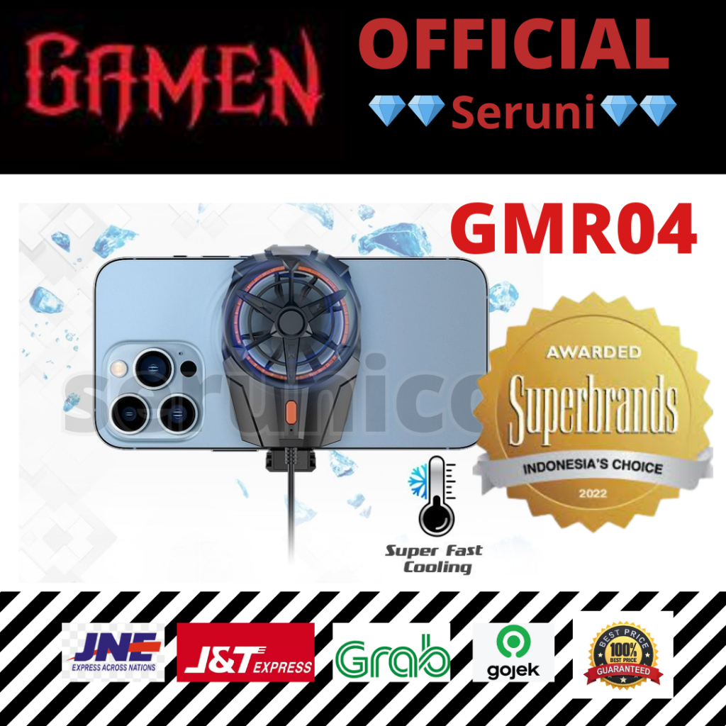 Jual ( SERUNI) GAMEN Fan Cooler GMR04 Radiator Pendingin HP Cooling Fan ...