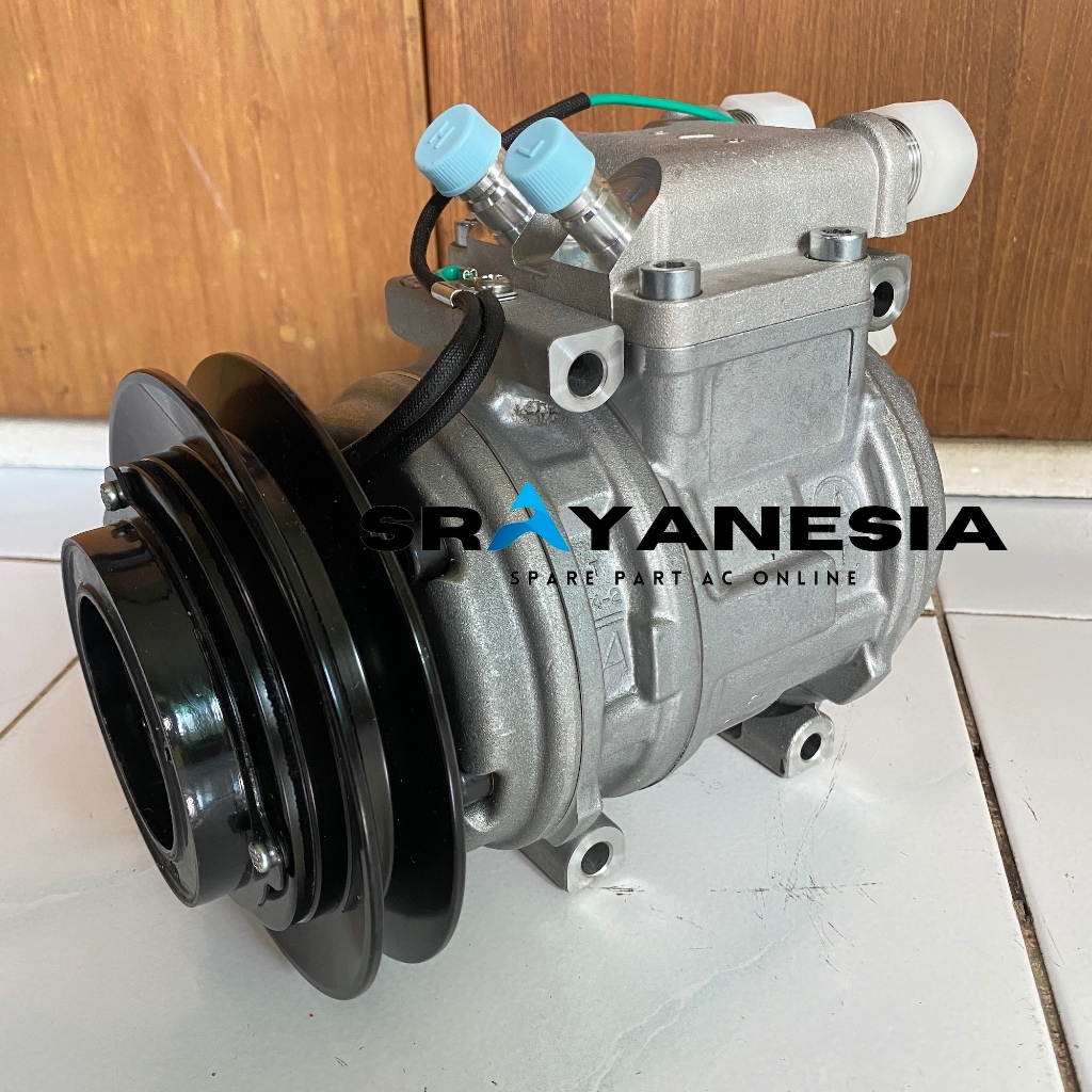 Jual Kompresor Compressor AC Excavator Hitachi 210 24 Volt Denso ...