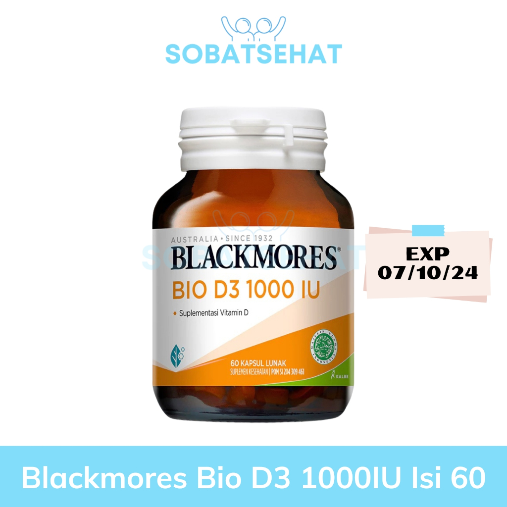 Jual Blackmores Bio D3 1000 IU Isi 60 | Vitamin D | Shopee Indonesia