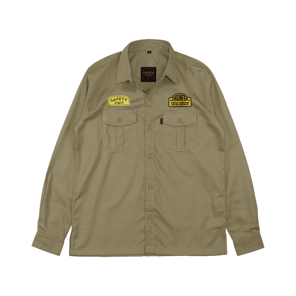 Jual Engineer Workwear - WORKSHIRT LS - SERI KEMEJA PATCH PANJANG 6 ...