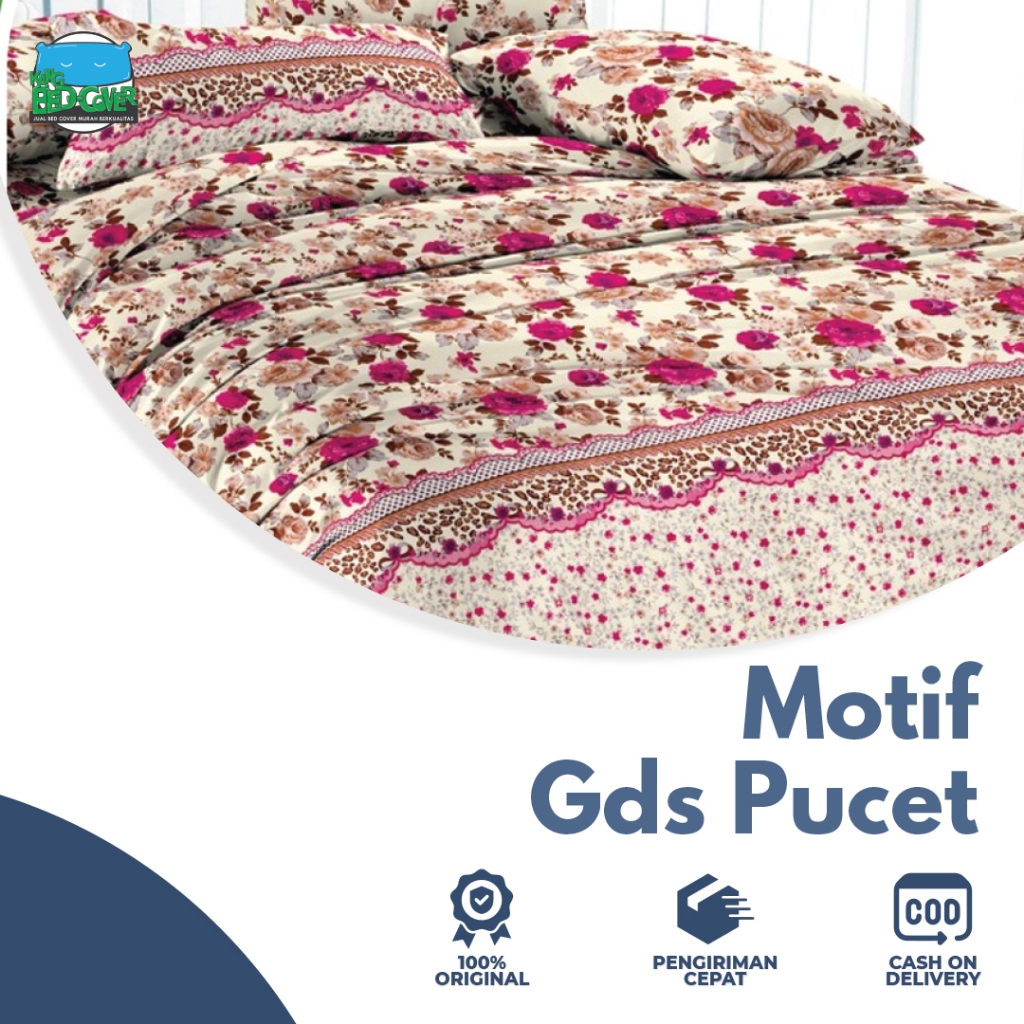 Jual COMPACT - Full Set Bed Cover Disperse King Size (180x200x20) Motif ...
