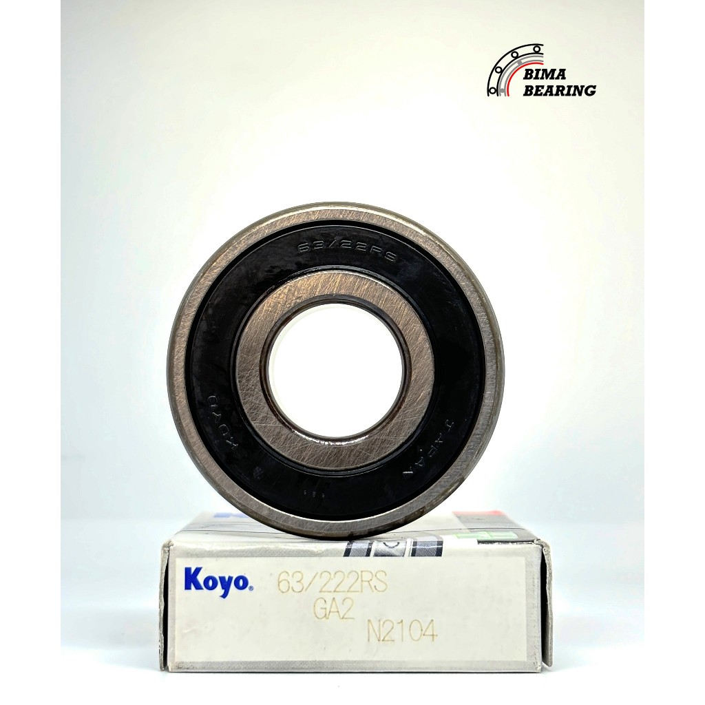 Jual BALL BEARING 63/22 2RS TUTUP KARET KOYO JAPAN LAHER MOTOR LAHAR 22X56X16 63/222RS | Shopee ...