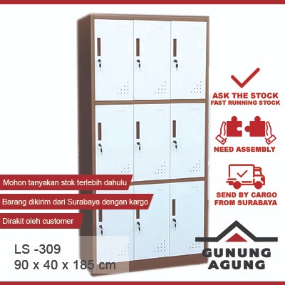 Jual Loker Besi 9 Pintu Acero Bufalo AC-LS309 - Locker / Loker Besi ...