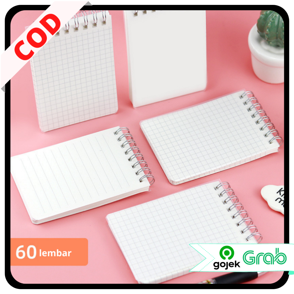 Jual KAISSO - MINI RING NOTEBOOK MOTIF SIMPLE NOTEBOOK MINI RING MOTIF ...