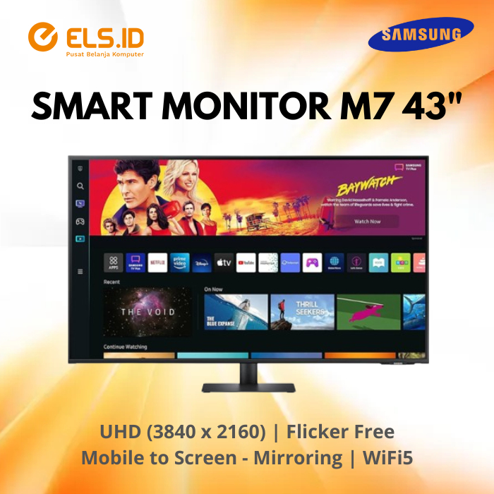 Jual Smart Monitor M7 43" 4K UHD HDR 10 USB-C WiFi | Shopee Indonesia